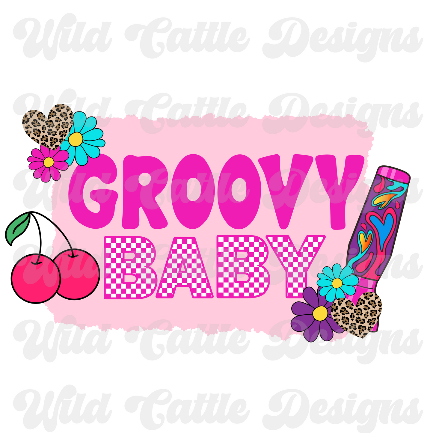 Groovy Baby PNG – Wild Cattle Designs